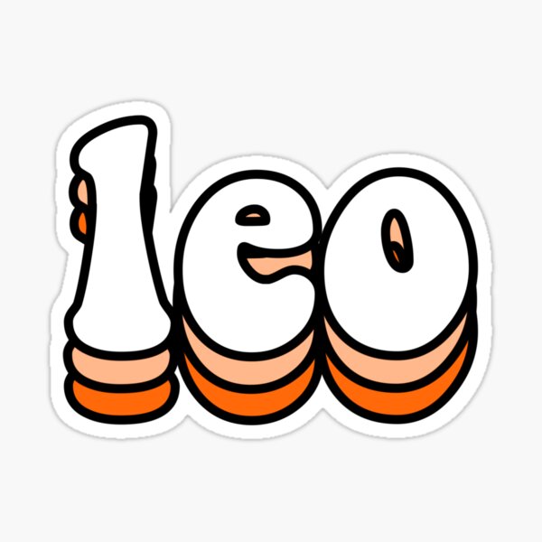 "Leo" Sticker by eva-aestheticcc | Redbubble