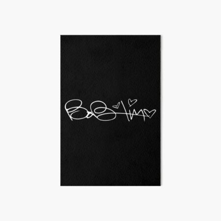 "Bo Burnham Merch Signature Logo" Art Board Print by SamibShop | Redbubble