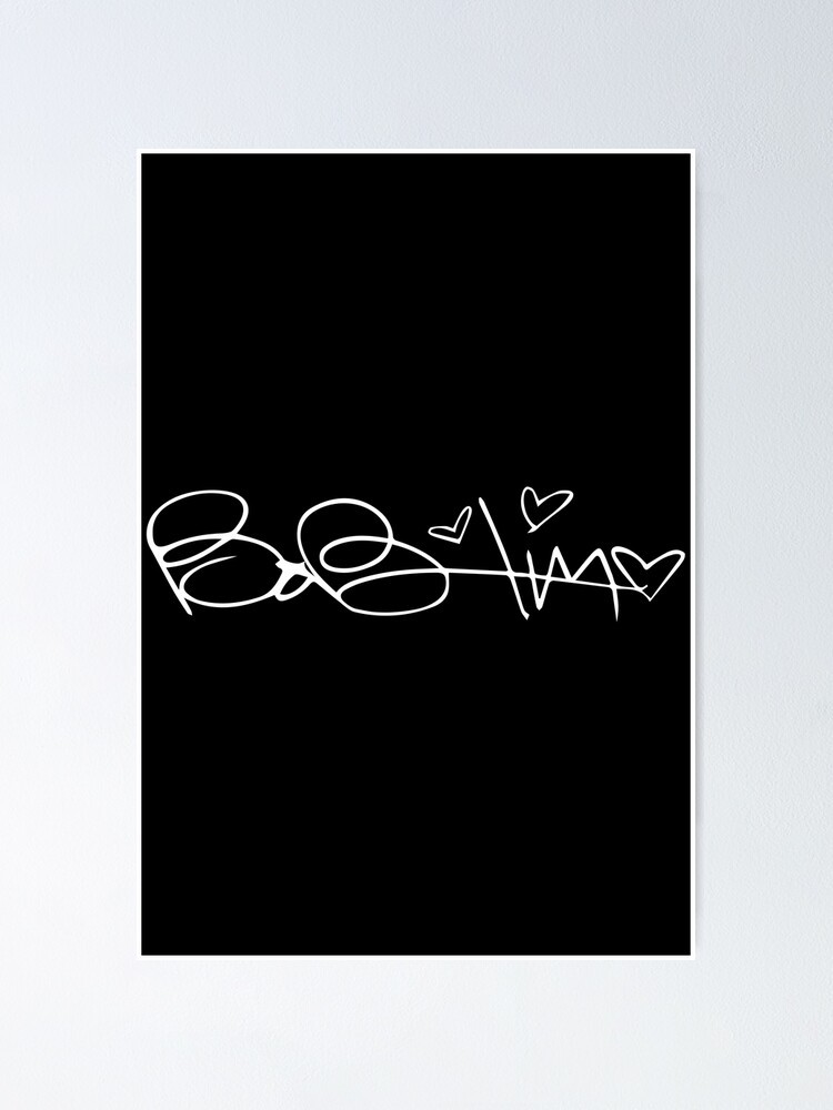 "Bo Burnham Merch Signature Logo" Poster for Sale by SamibShop | Redbubble