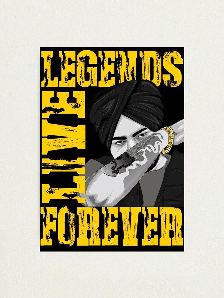 "sidhu moose wala sticker" Photographic Print for Sale by vpaints ...