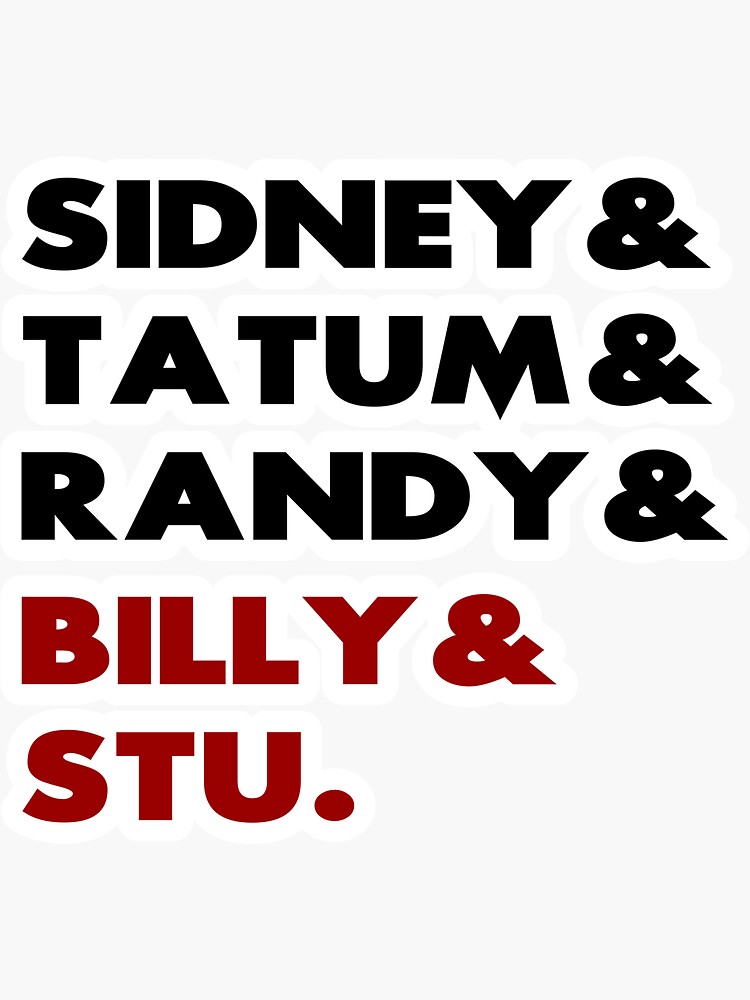 "Scream Friend Group" Sticker for Sale by tackyjacqui | Redbubble