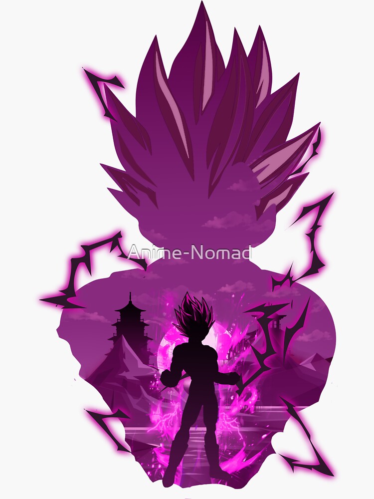 "Ultra Ego Vegeta" Sticker for Sale by Anime-Nomad | Redbubble