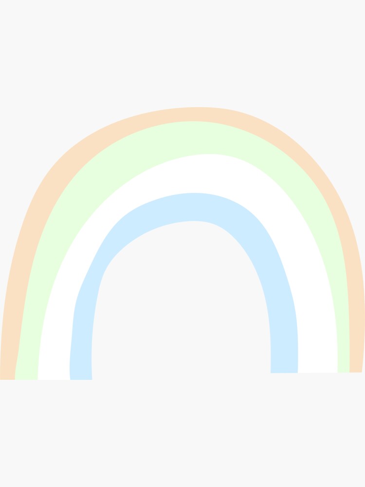 "Unlabeled flag colours subtle rainbow" Sticker for Sale by Holly-berry ...