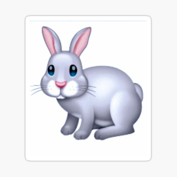"Rabbit" Sticker for Sale by MagomoraRabbits | Redbubble