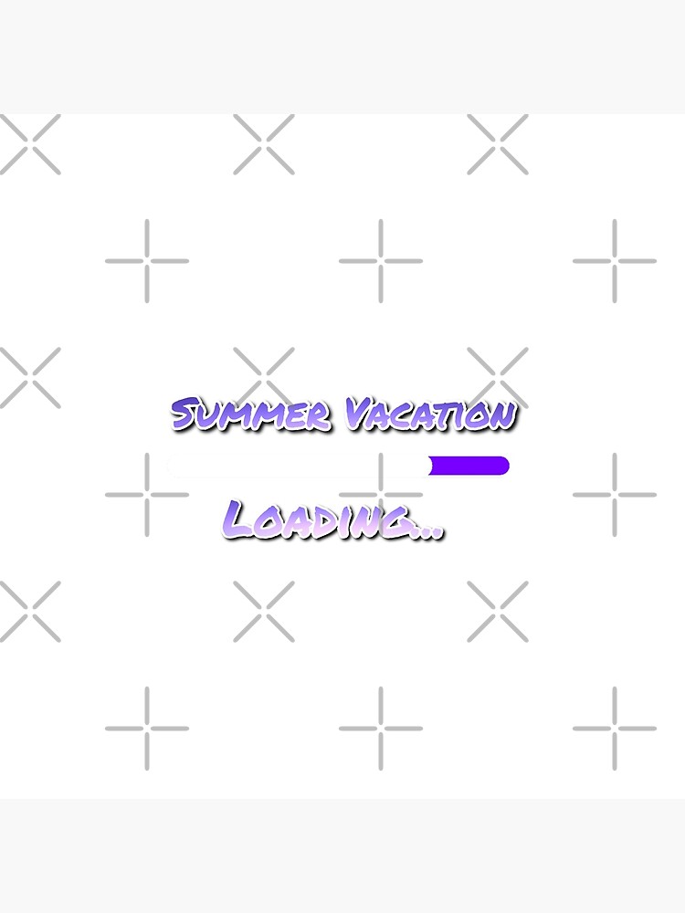 "Summer Vacation Loading" Poster for Sale by Vlaki | Redbubble