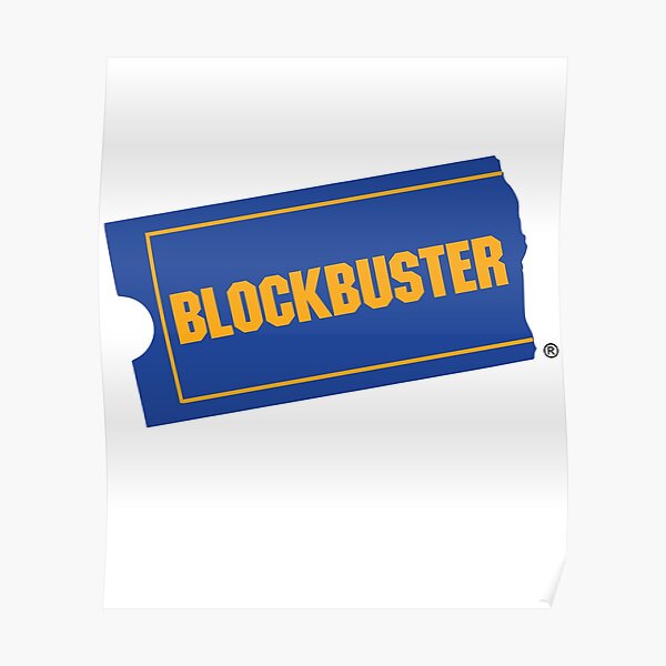"Blockbuster" Poster for Sale by Mad-style | Redbubble