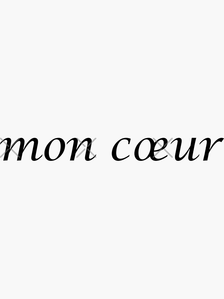 "mon cœur (frenchie & kimiko) " Sticker for Sale by Kitcaro | Redbubble