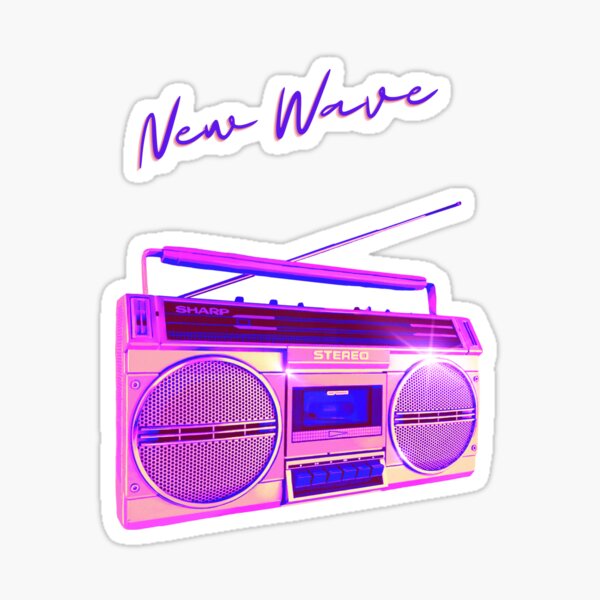 "80s Boombox " Sticker for Sale by FloridaKeys1984 | Redbubble