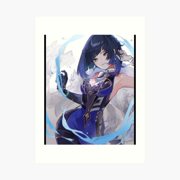 "Genshin Impact, Yelan" Art Print for Sale by anasshop25 | Redbubble