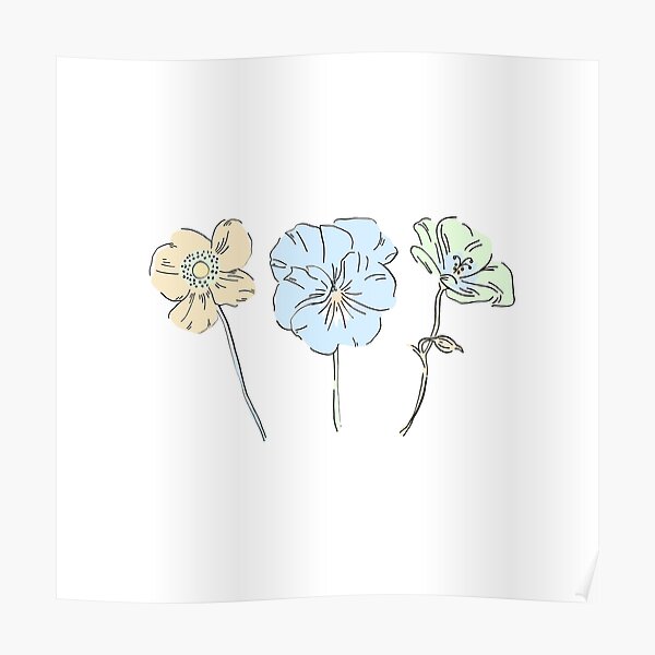 "Unlabeled flag colours floral design " Poster for Sale by Holly-berry ...