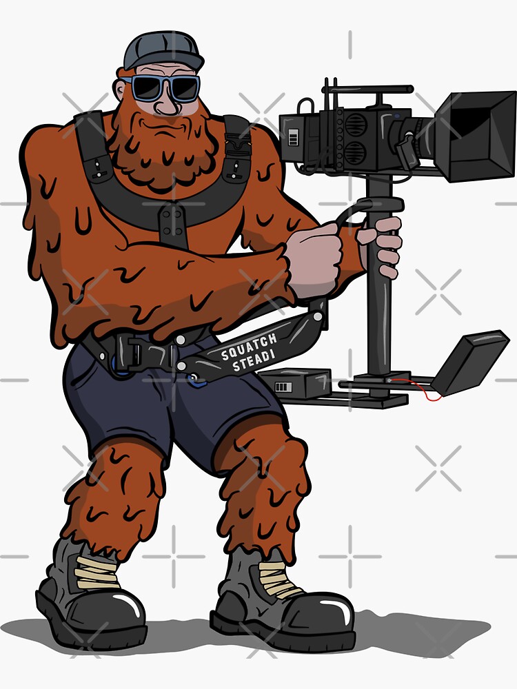 "Squatch Steadi" Sticker for Sale by FullMetalSlothX | Redbubble