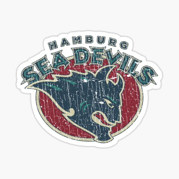 "Hamburg Sea Devils 2005" Sticker by AstroZombie6669 | Redbubble