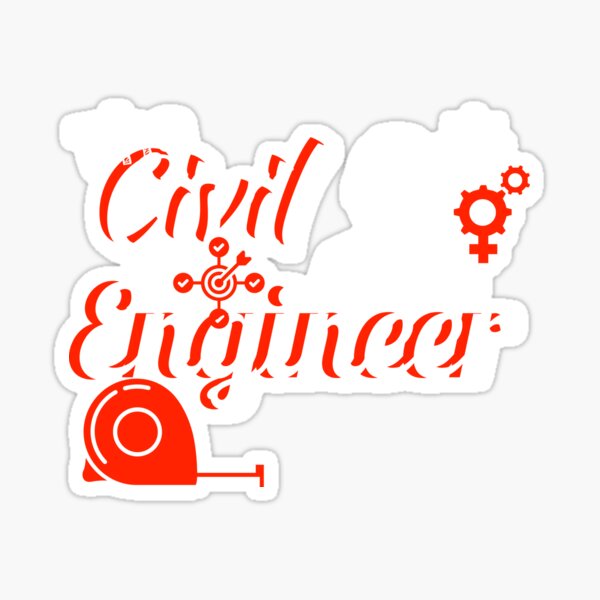 "The unique civil engineering design" Sticker by MR-TIMZ-ART | Redbubble