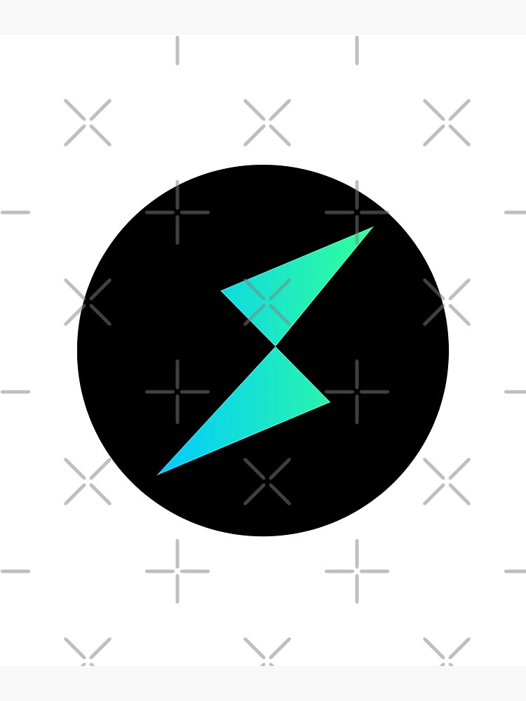 "THORChain cryptocurrency THORChain RUNE Crypto Rune Logo" Art Print ...