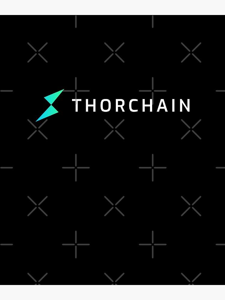 "THORChain cryptocurrency THORChain RUNE Crypto Rune Logo" Photographic ...