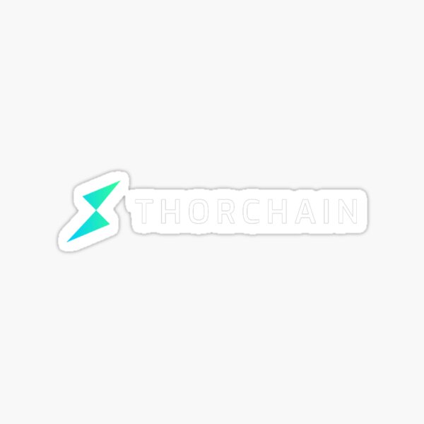 "THORChain cryptocurrency THORChain RUNE Crypto Rune Logo" Sticker for ...
