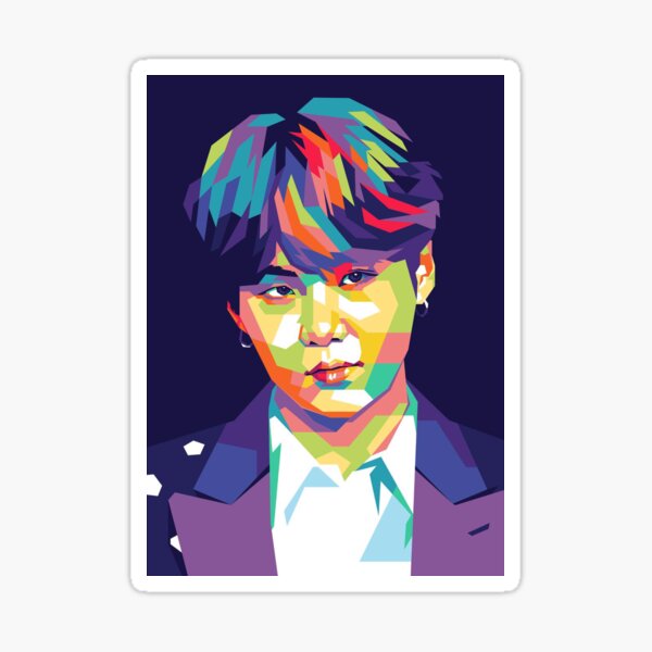 "Suga BTS " Sticker by bernweber635 | Redbubble