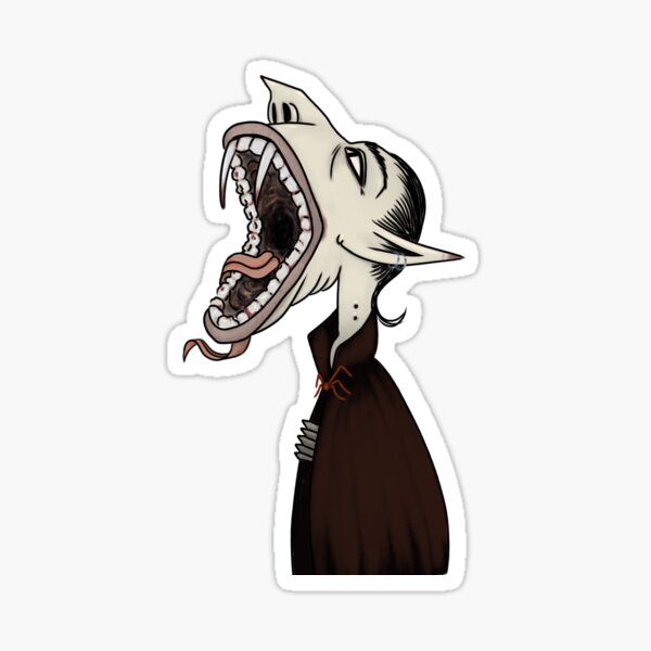 "Famished Vamp" Sticker for Sale by simoneisorange | Redbubble