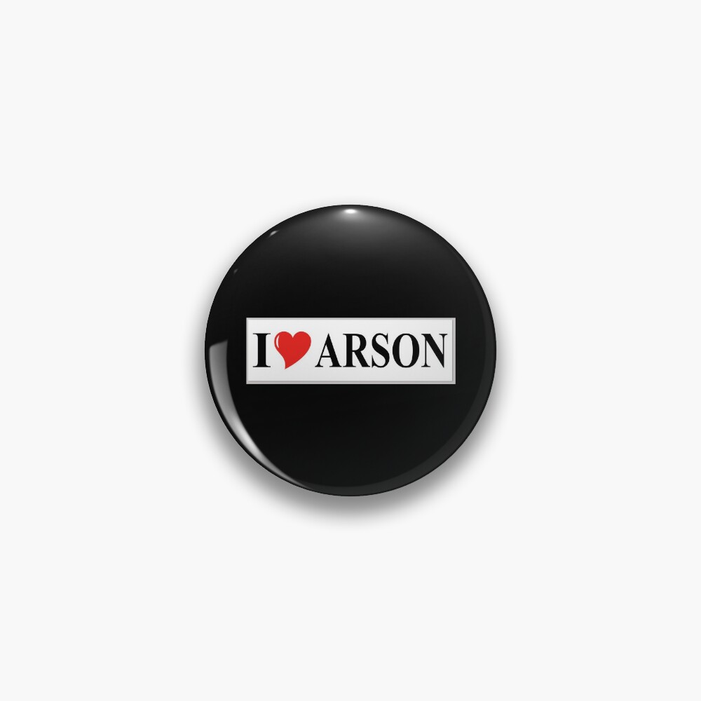 "Arson Bumper Sticker" Sticker for Sale by AlirieC | Redbubble