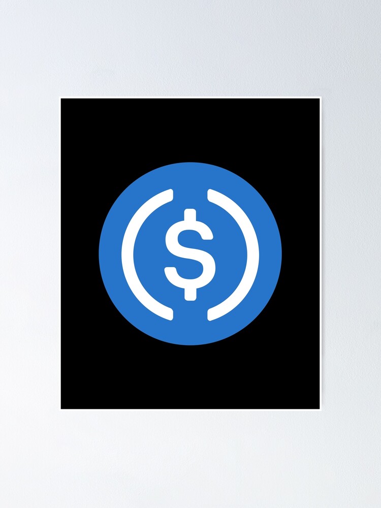 "USD Coin cryptocurrency - USD Coin USDC - Usd Coin Logo" Poster for ...
