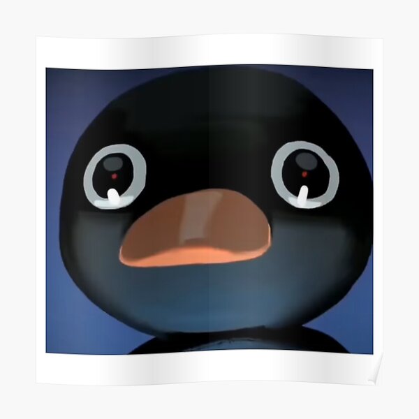 "Pingu Face 2 (Noot Noot)" Poster for Sale by Orbital-Studio | Redbubble
