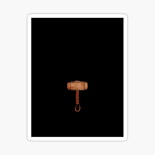 "Hammer" Sticker for Sale by Herbert70 | Redbubble