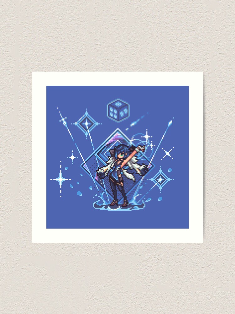 "Yelan - Genshin Impact Pixel Art" Art Print for Sale by ...