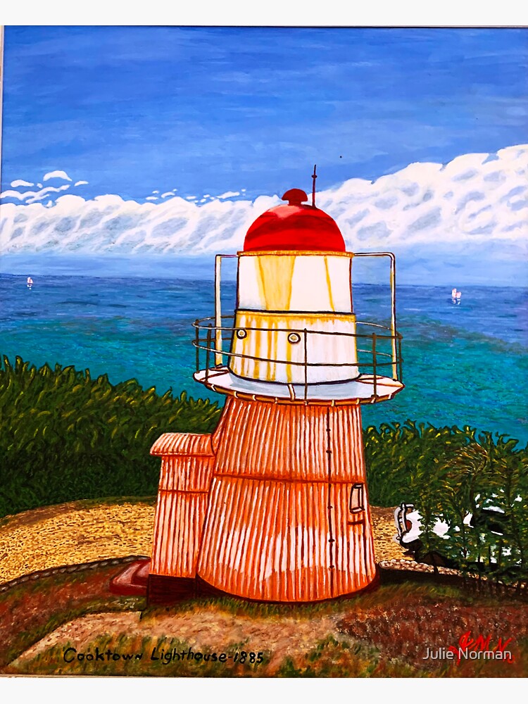 "Cooktown Lighthouse "The Sentinel"." Sticker for Sale by juliecooke ...