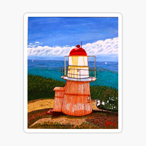 "Cooktown Lighthouse "The Sentinel"." Sticker for Sale by juliecooke ...