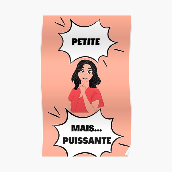 "SMALL BUT POWERFUL" Poster for Sale by PLEENTYY | Redbubble