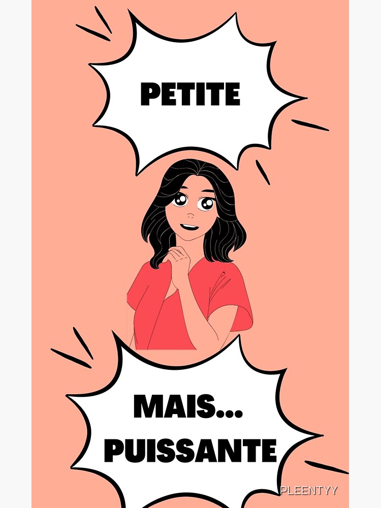 "SMALL BUT POWERFUL" Sticker for Sale by PLEENTYY | Redbubble