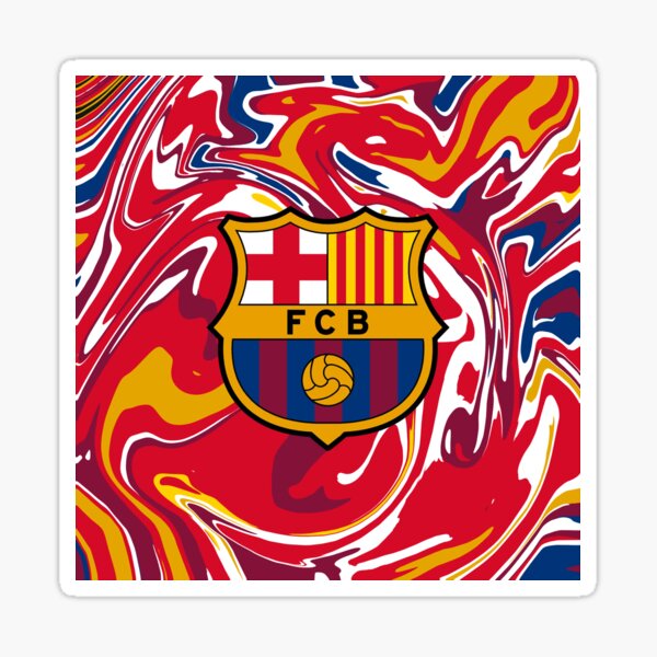 "Fc Barcelona | colorful background " Sticker for Sale by Artastique ...
