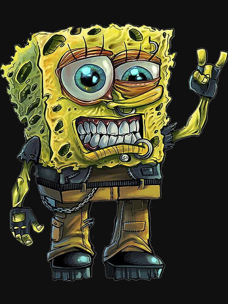 "Copy Of Spongebob Zombie Horror Deathcore Grindcore Creepy ...