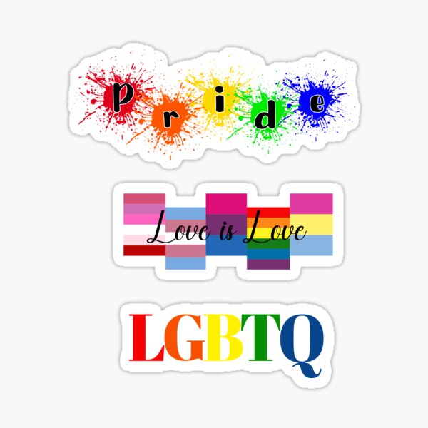 "Pride Month shirt and gifts, LGBTQ, Pride Parade" Sticker for Sale by ...