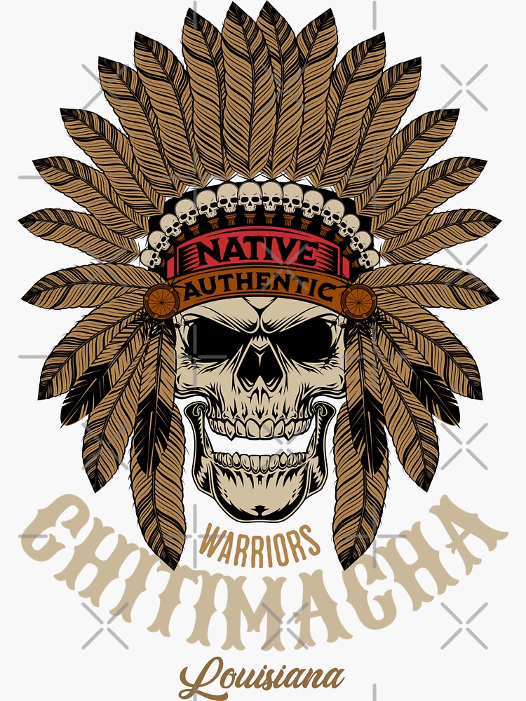 "Chitimacha Indian indigenous tribe Louisiana" Sticker for Sale by ...