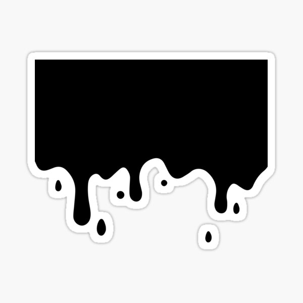"Black Ooze" Sticker for Sale by amandartwork | Redbubble