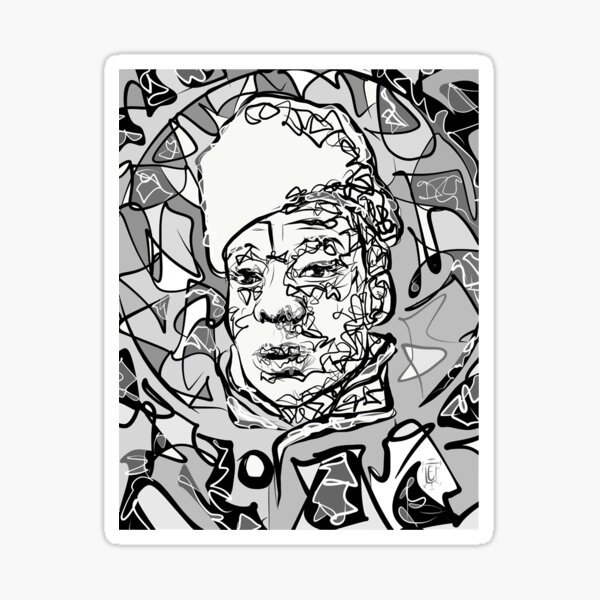 "Beautiful Model James Baldwin Gift Movie Fans" Sticker for Sale by ...