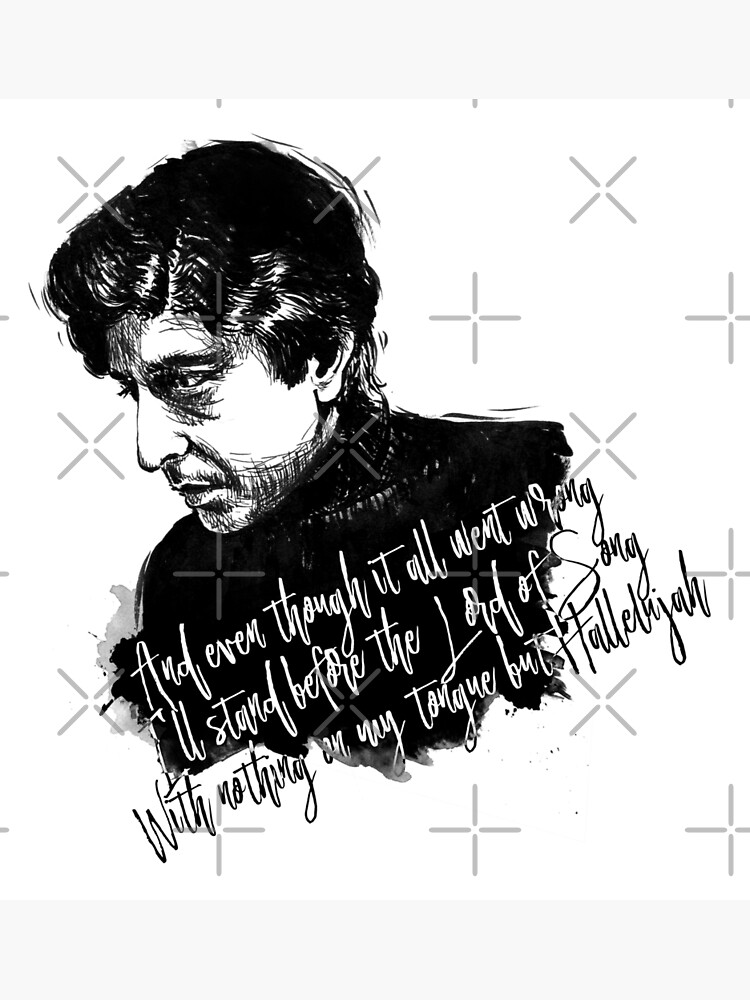 "Leonard Cohen" Poster by otracreativa | Redbubble