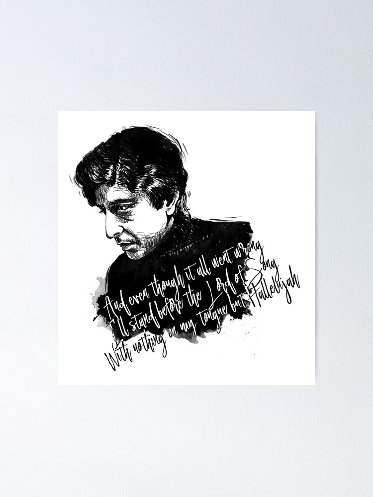 "Leonard Cohen" Poster by otracreativa | Redbubble