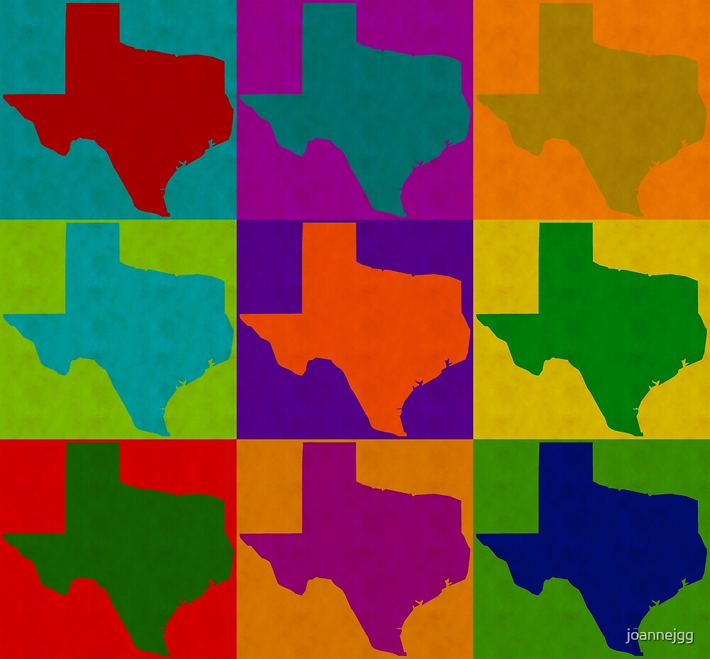 "Texas, Pop Art, Andy Warhol Style, Pop Culuture, TX State, Texas Home ...