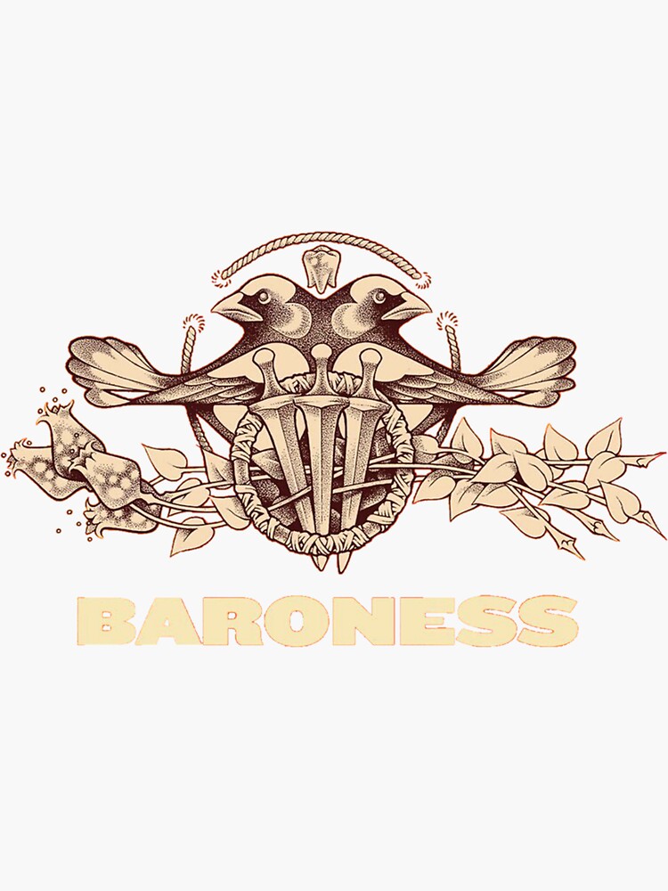 "baroness band rock" Sticker for Sale by fbeamants | Redbubble