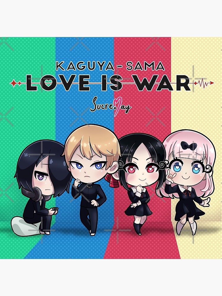 "Kaguya Same Love is War Chibi Group" Poster for Sale by MayLet | Redbubble