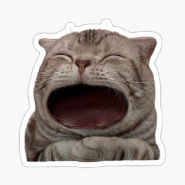 "CATS Stickers | Meow!" Sticker for Sale by Stickerscats | Redbubble