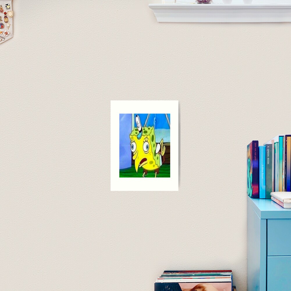 "Spongebob Chicken" Art Print by Manist | Redbubble
