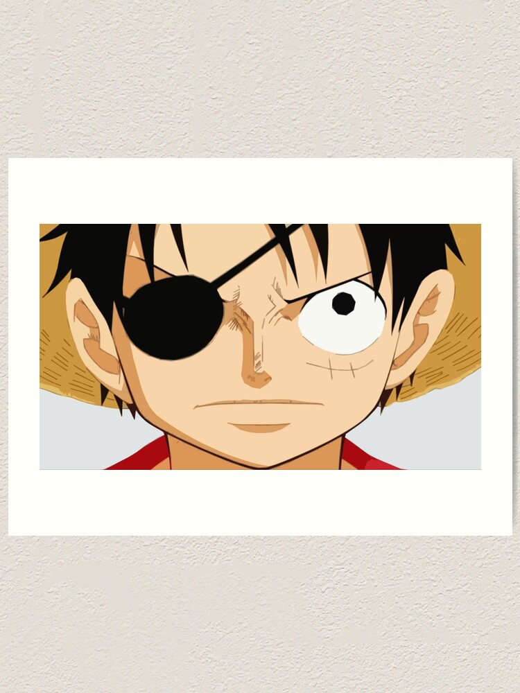 "Luffy Face" Art Print for Sale by Fernoms | Redbubble