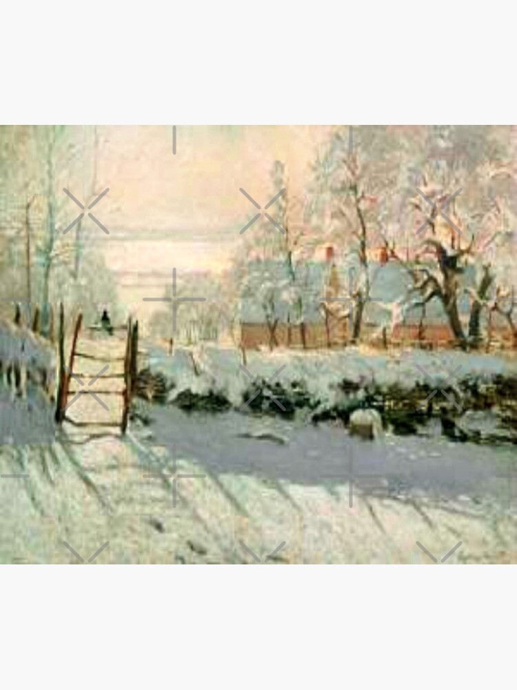 Claude Monet's "La Pie" - The Magpie | Magpie Winter Bird Art Premium ...