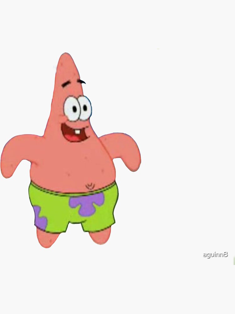 "Patrick Star" Sticker for Sale by aguinn8 | Redbubble