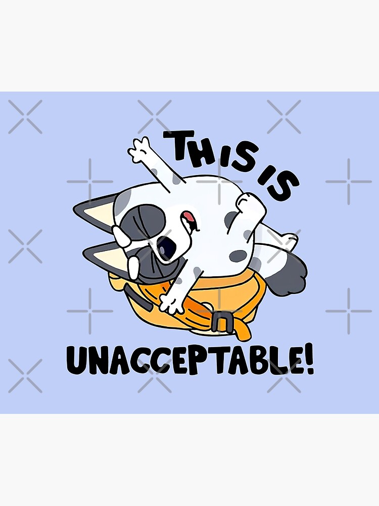 This is Unacceptable, Blue Heeler Throw Blanket sold by Sonnnie ...