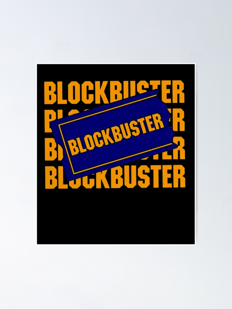 "Blockbuster " Poster for Sale by shop0000000 | Redbubble