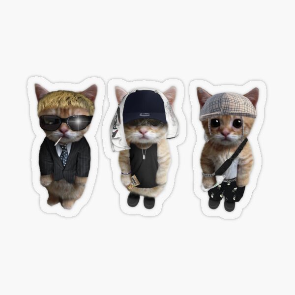 "Drain Gang Kitty Mini Sticker Pack" Sticker for Sale by drainsupply ...